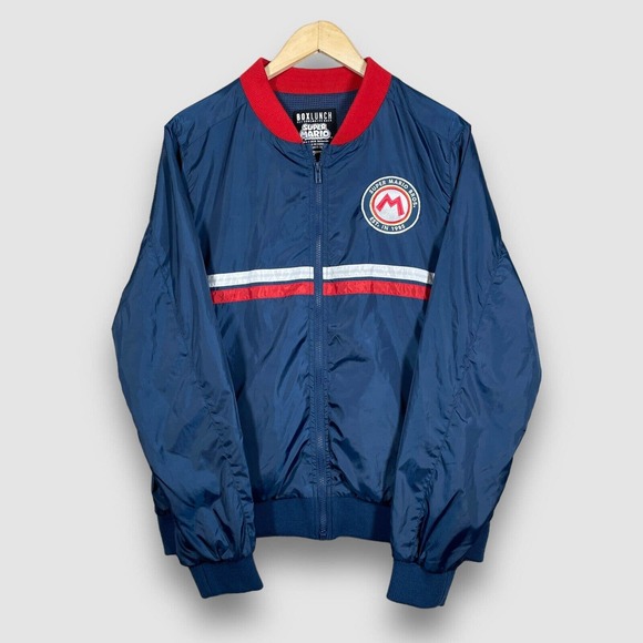 Box Lunch | Jackets & Coats | 28 Box Lunch Mens Medium Blue Nintendo ...